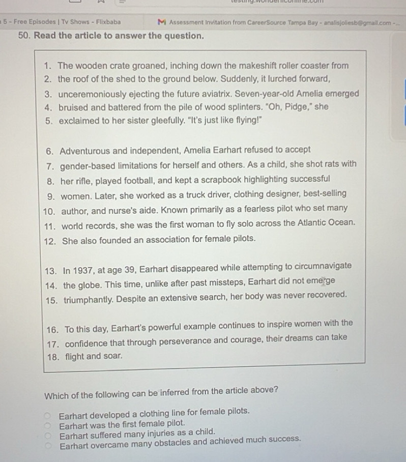 Solved: Free Episodes | Tv Shows - Flixbaba 【 Assessment Invitation ...