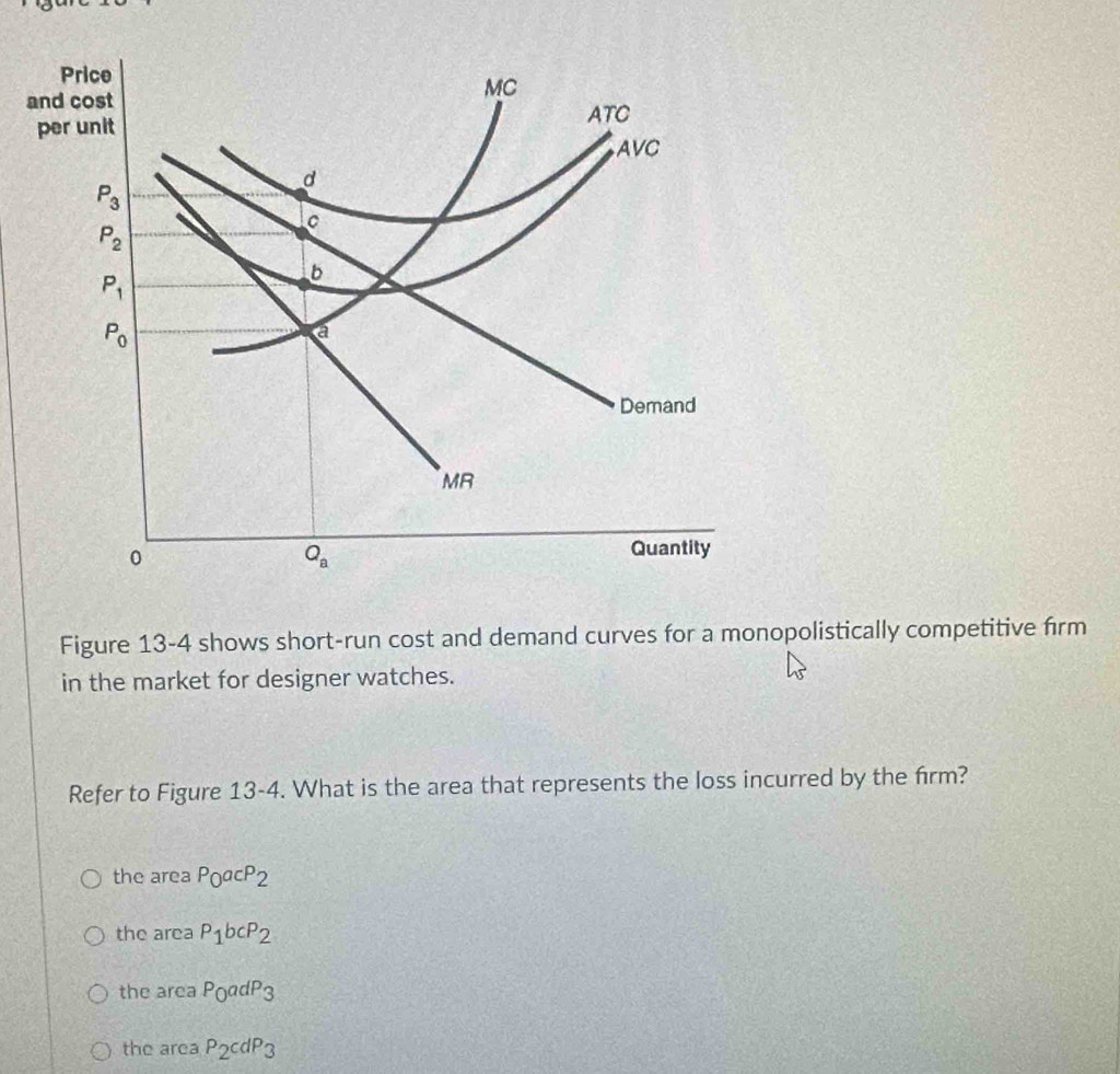 Solved: a Figure 13-4 shows short-run cost and demand curves for a monopolistically competitive ...