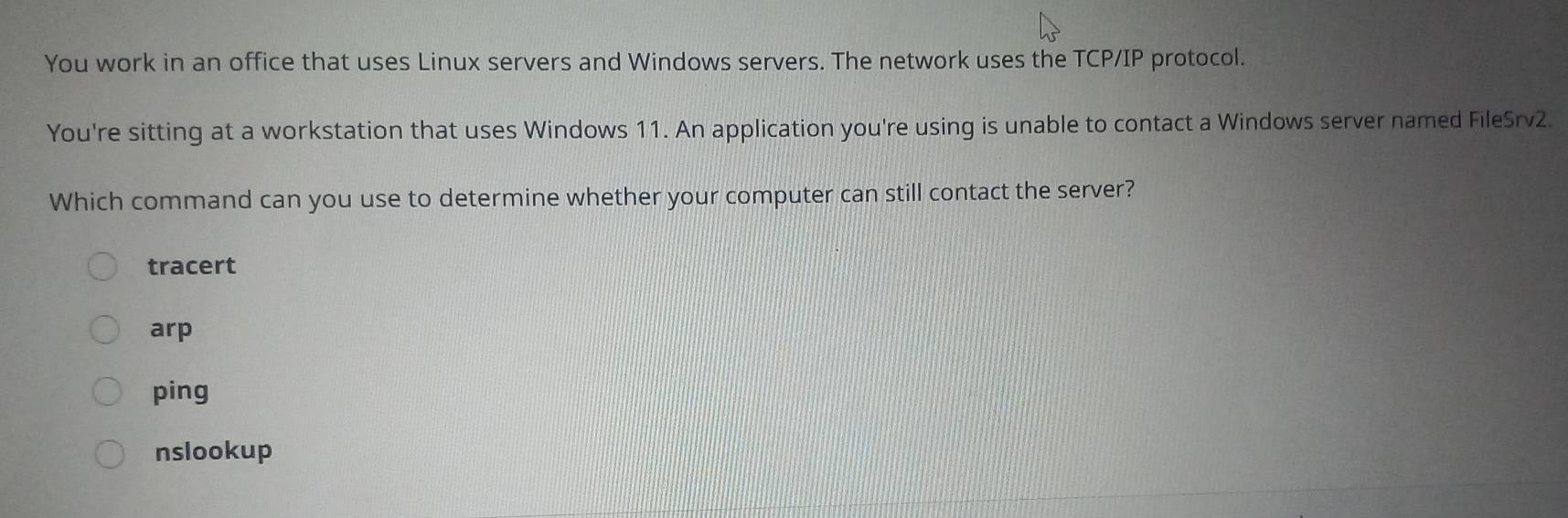 Solved: You work in an office that uses Linux servers and Windows ...