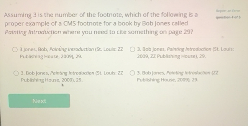 Solved: Report an Error Assuming 3 is the number of the footnote, which ...