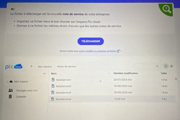 Résolu :Le fichier à télécharger est la nouvelle note de service de ...