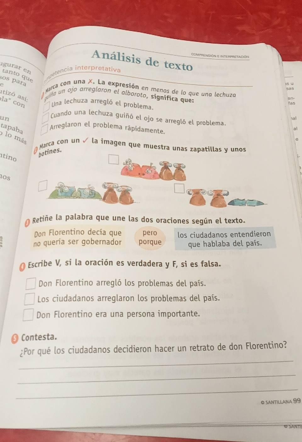 Resuelto:Comprensión e inteRpretación Análisis de texto águrar en tanto ...