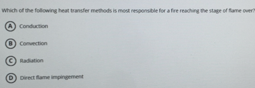 Solved: Which of the following heat transfer methods is most ...