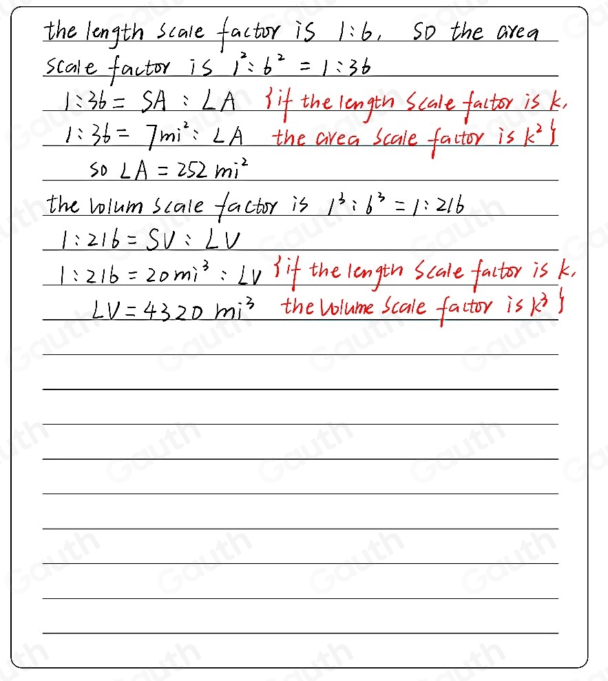 Solved: The scale factor between two similar figures is given. The ...