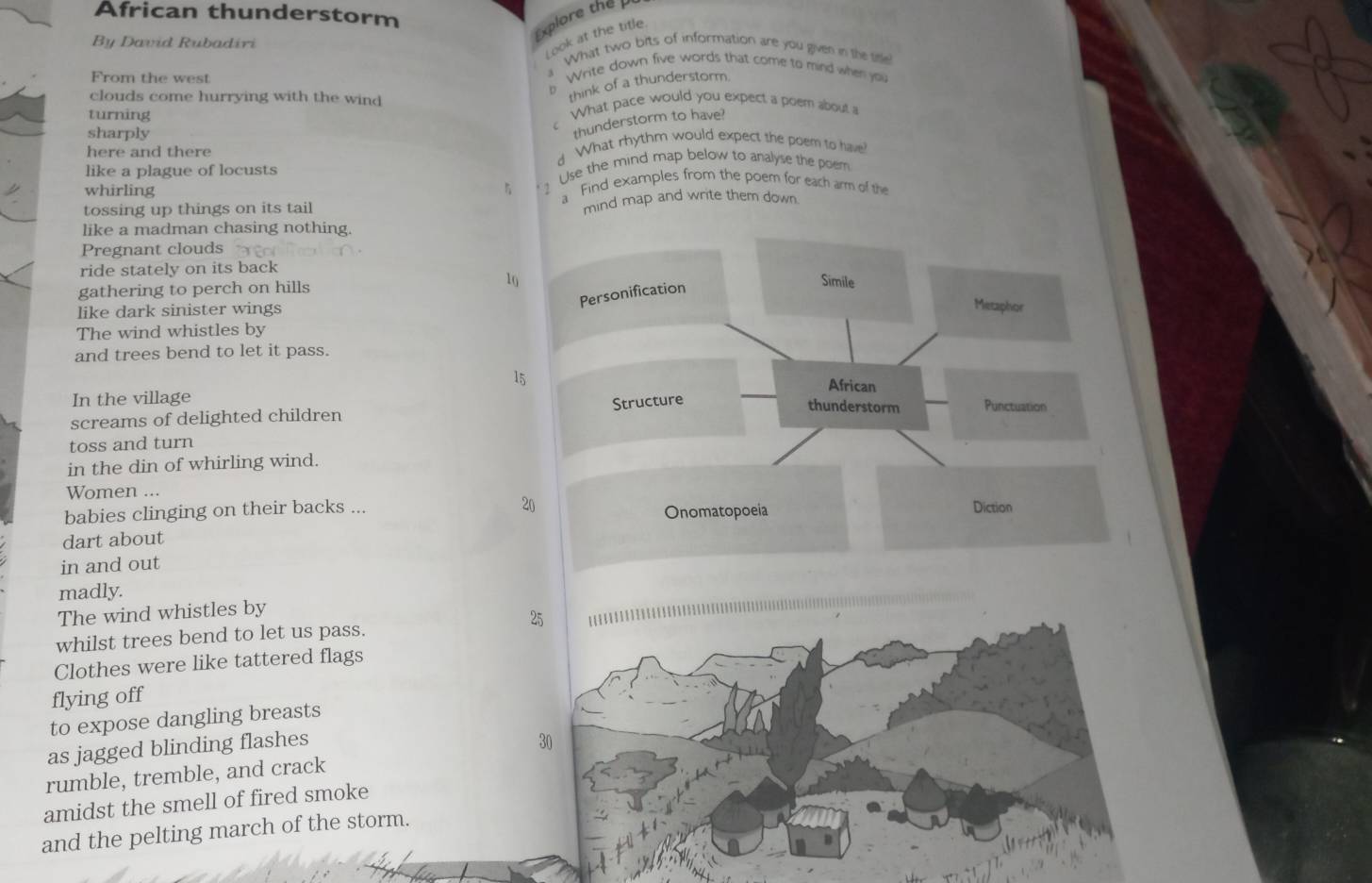 Solved: African thunderstorm Explore the Look at the title By David ...