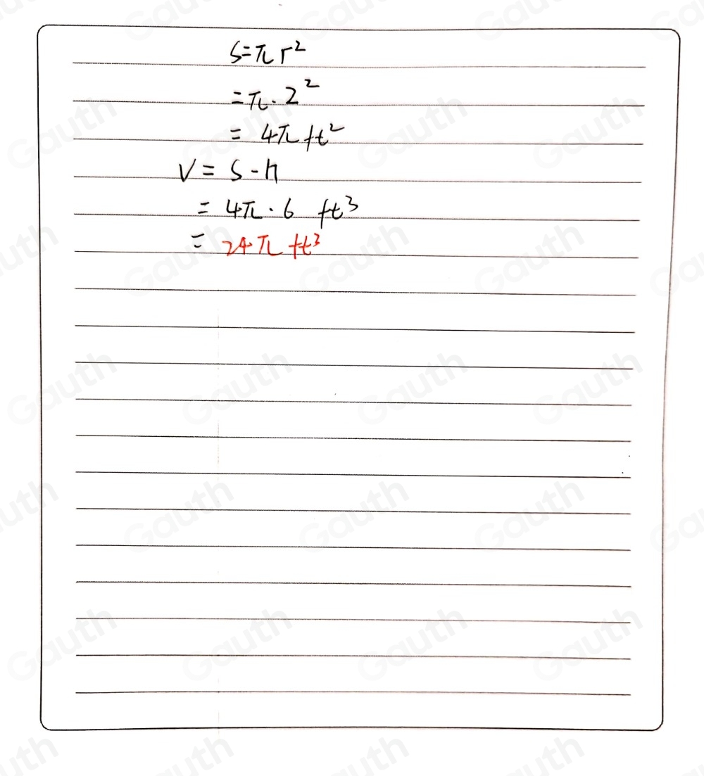 Solved: A closed cylindrical tank of circular cross section has a ...