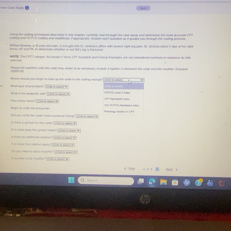 Solved: cise: Case Study Geved Using the coding techniques described in ...
