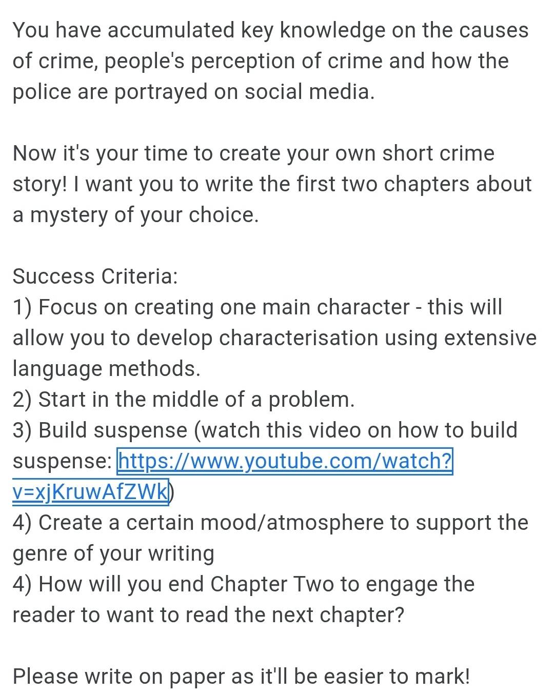 Solved: You have accumulated key knowledge on the causes of crime ...