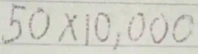 Solved: 50* 10,000 [Math]