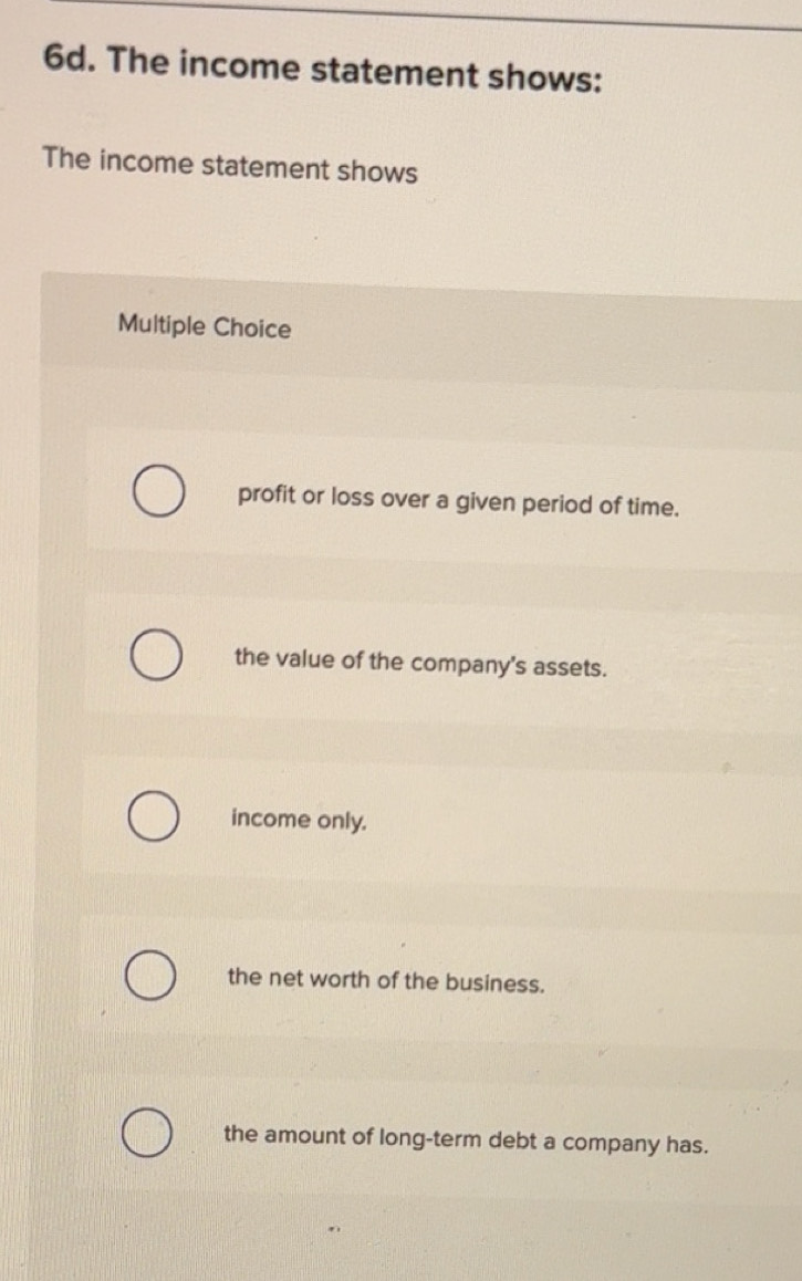 Solved: The income statement shows: The income statement shows Multiple ...