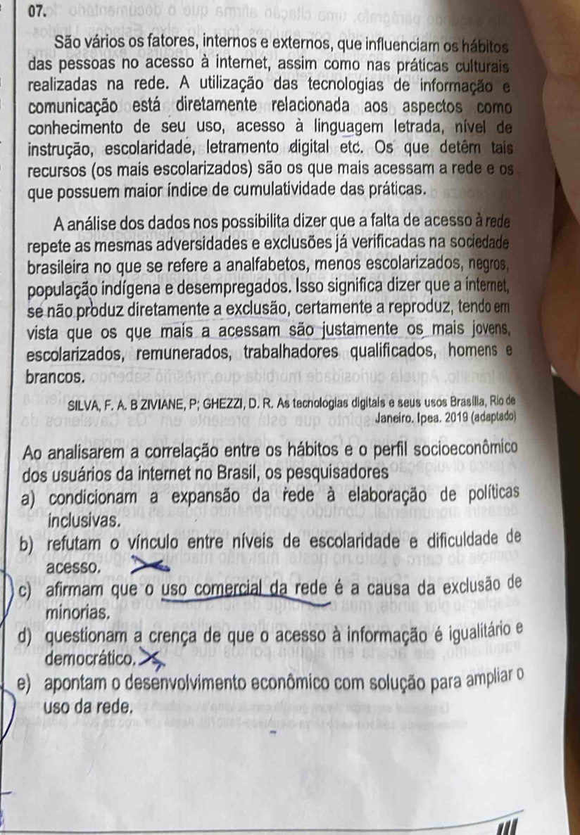 Resolvido:São vários os fatores, internos e externos, que influenciam ...