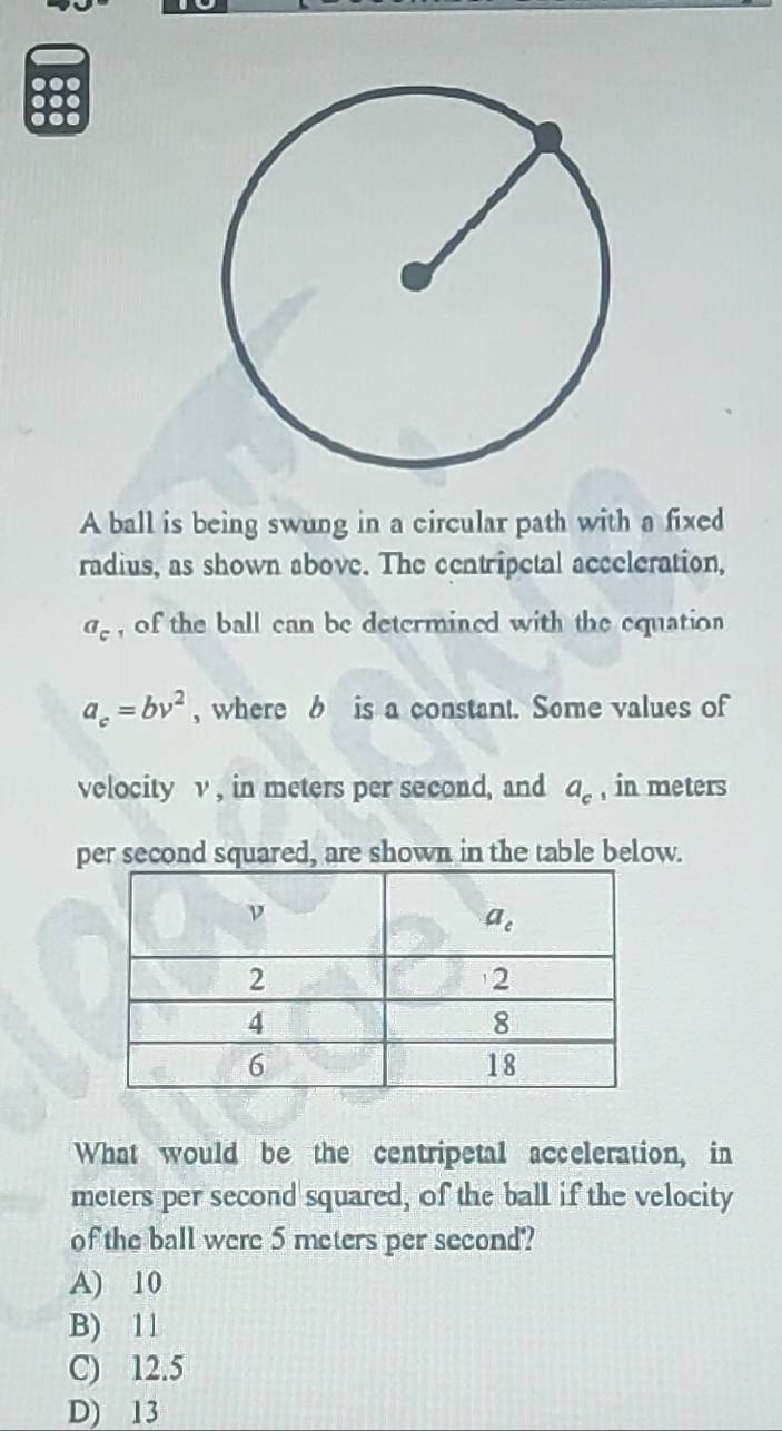 تم الحل:A ball is being swung in a circular path with a fixed radius ...
