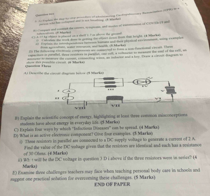 Gelöst:Question two 2. A) Esplaia the step-by-step procedure of ...