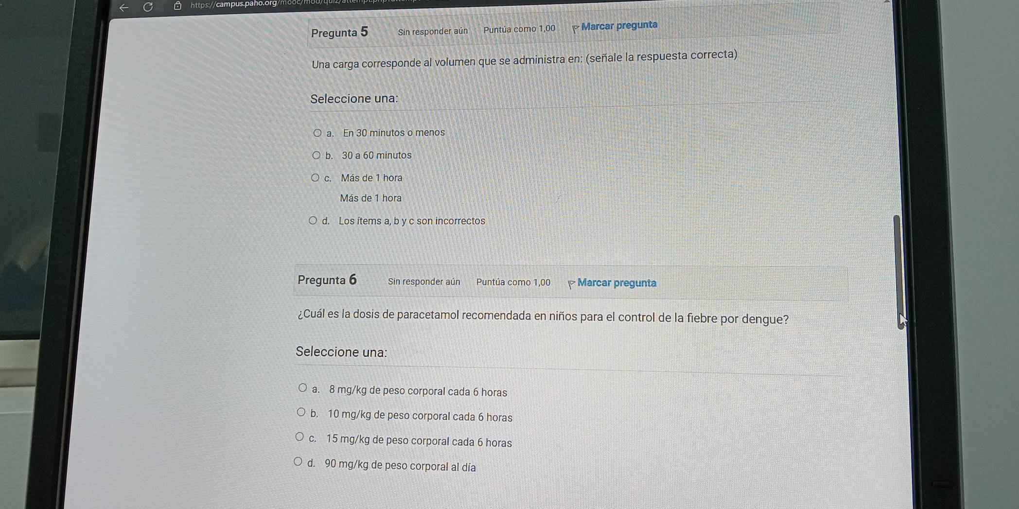 Resuelto:Pregunta 5 Sin responder aún Puntúa como 1,00 Marcar pregunta Una carga corresponde al vol