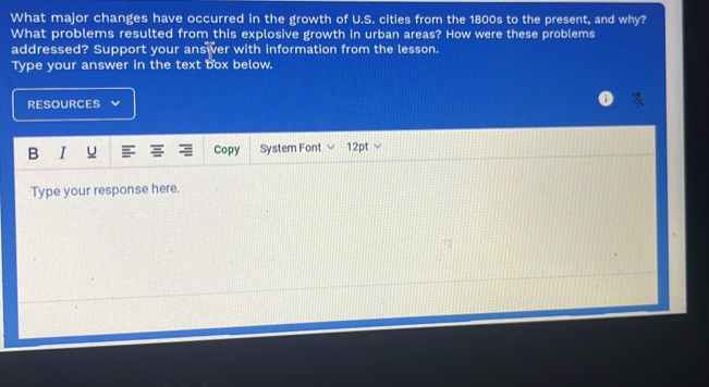 Solved: What major changes have occurred in the growth of U.S. cities ...