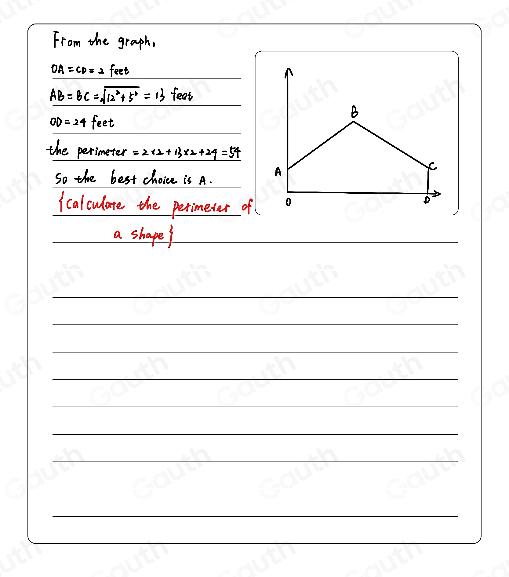 Solved: Select the correct answer. This coordinate plane shows the ...