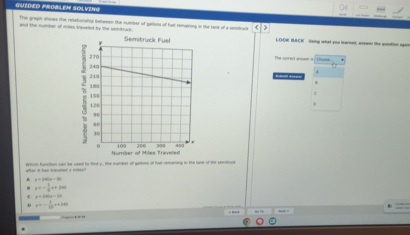 Gelöst:Graphytnew GUIDED PROBLEM SOLVING S a Ler Rrator P h The graph ...