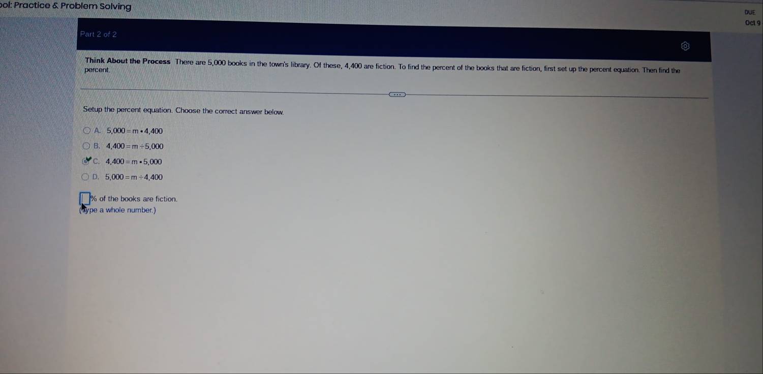 Solved: pol: Practice & Problem Solving DUE Ocl 9 Part 2 of 2 Think ...