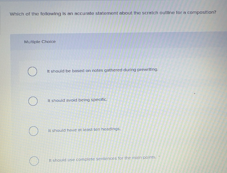Solved: Which of the following is an accurate statement about the ...