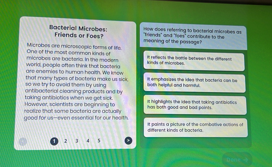 Solved: Bacterial Microbes: How does referring to bacterial microbes as ...