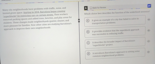 Solved: Many city neighborhoods have problems with traffic, noise, and ...