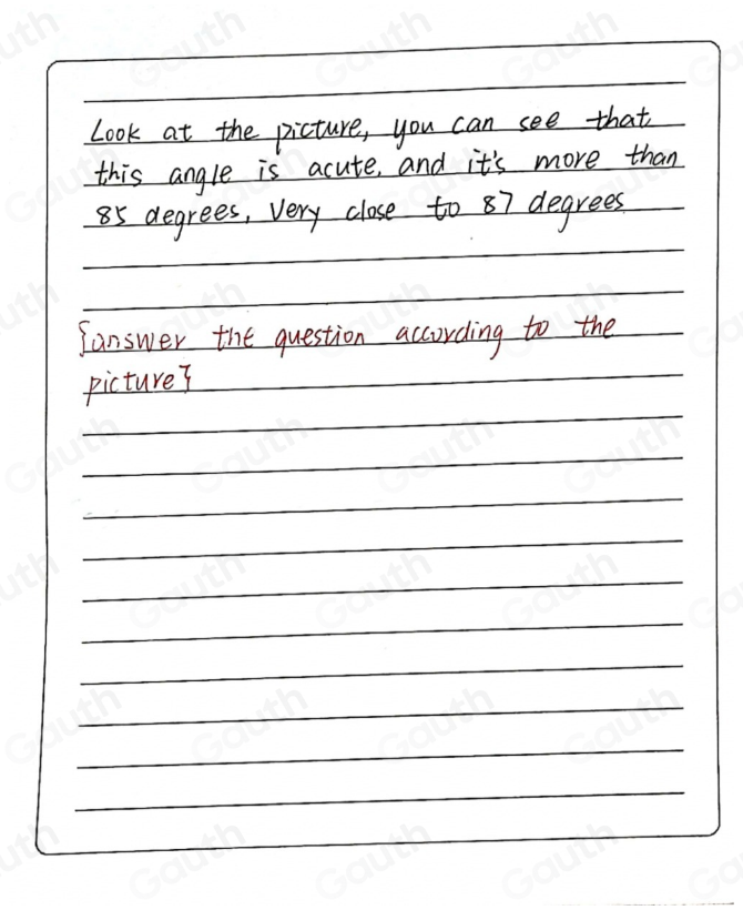 Solved: What is the size of the reflex angle below to the nearest degree? [Math]