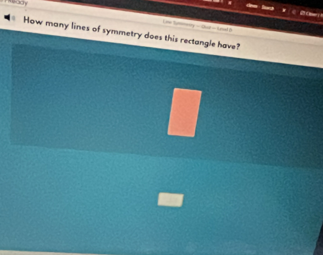 Solved: TReady a Line Symmetry — Qust — Lesel D How many lines of ...