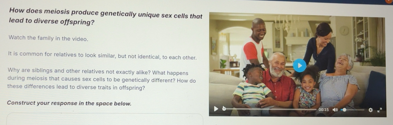 Solved: How does meiosis produce genetically unique sex cells th lead ...