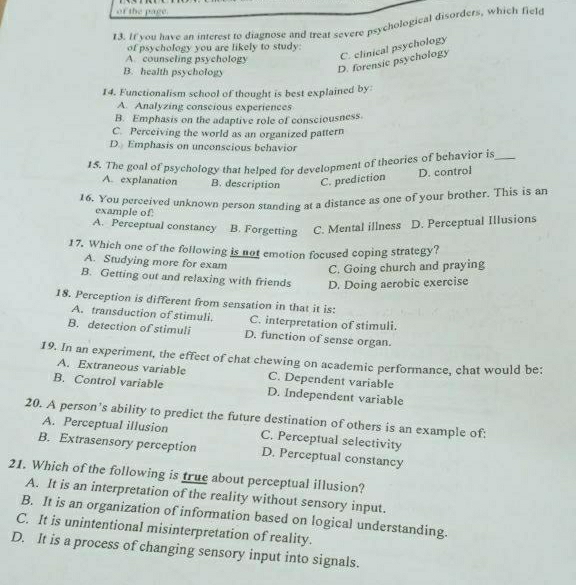 Résolu :of the page. 13. If you have an interest to diagnose and treat ...