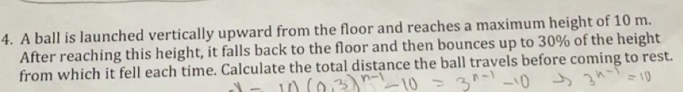 Solved: A ball is launched vertically upward from the floor and reaches ...