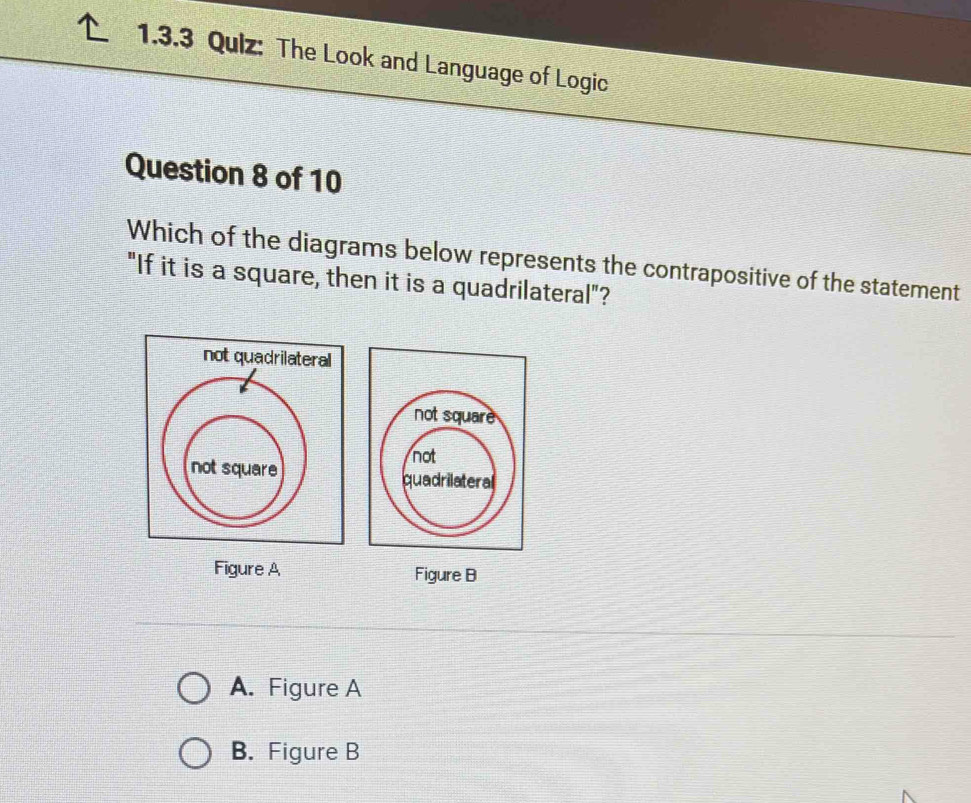 Solved: Qulz: The Look and Language of Logic Question 8 of 10 Which of ...