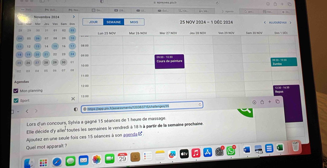 Résolu :epreuves.pix.fr C e# For]. M Bot... My Res... Go (2B_ d LE_. do ...