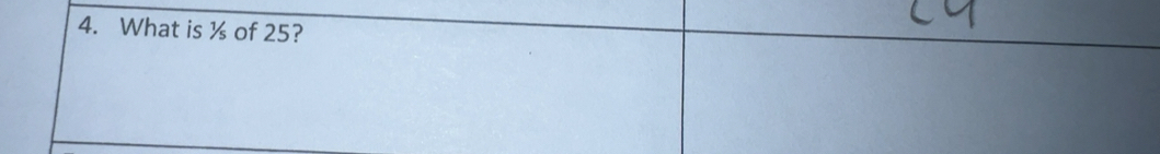 Solved: What is ½ of 25? [Math]