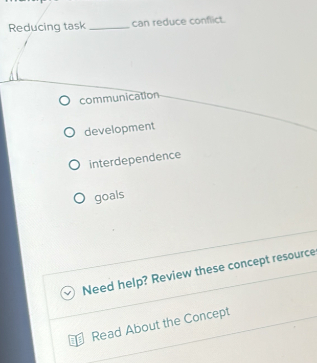 Solved: Reducing task_ can reduce conflict. communication development ...