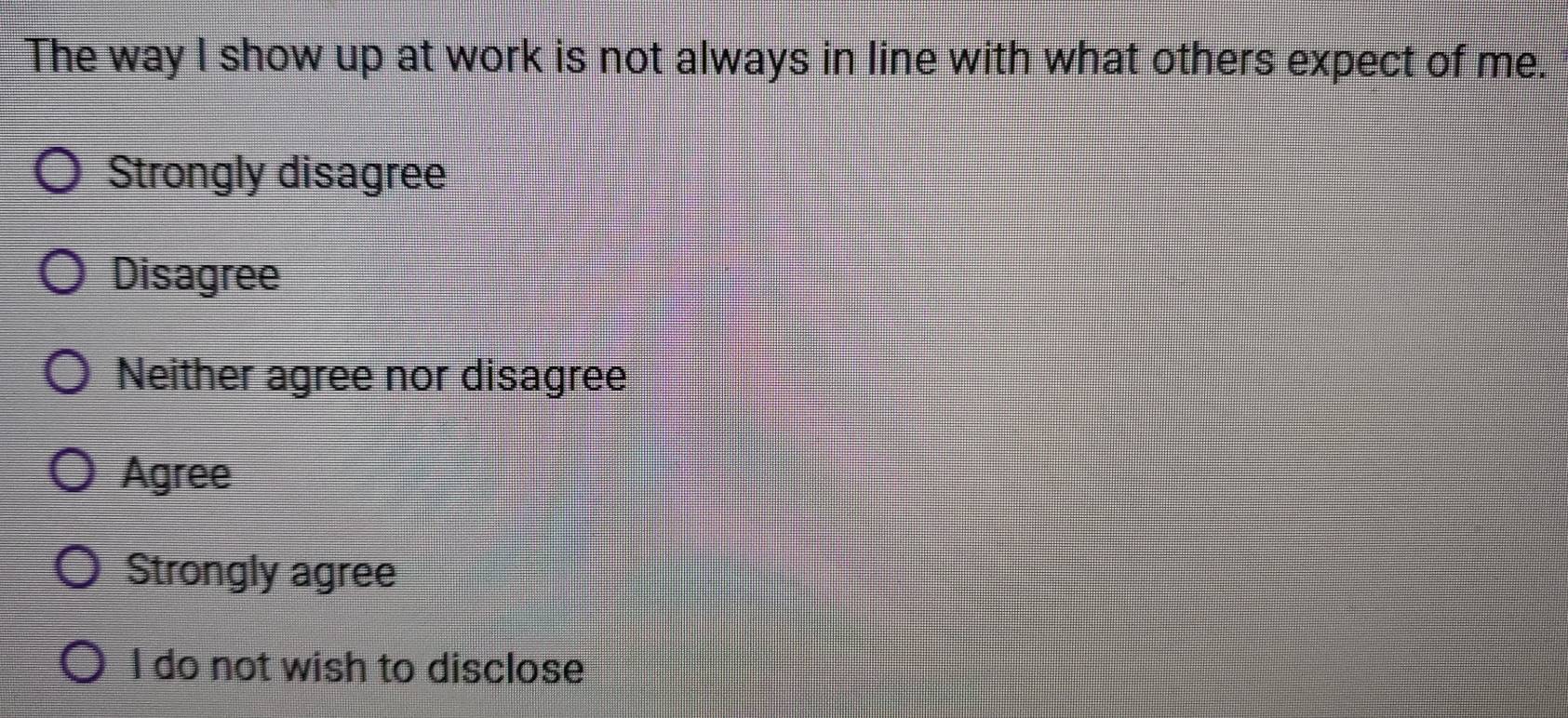 The way I show up at work is not always in line with what others expect ...