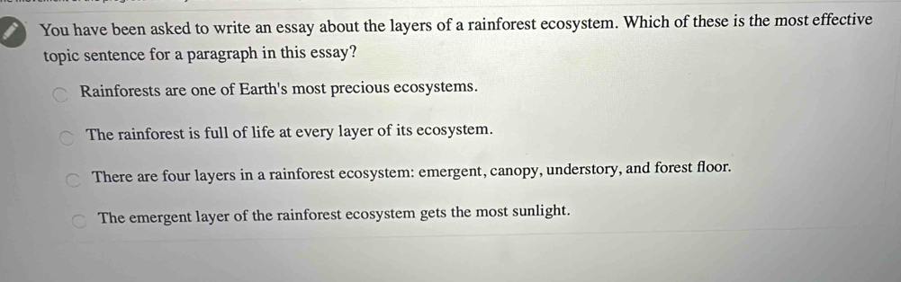 Solved: You have been asked to write an essay about the layers of a ...