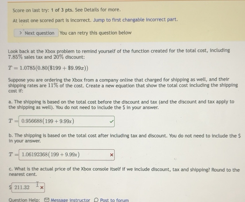 Solved: Score on last try: 1 of 3 pts. See Details for more. At least ...