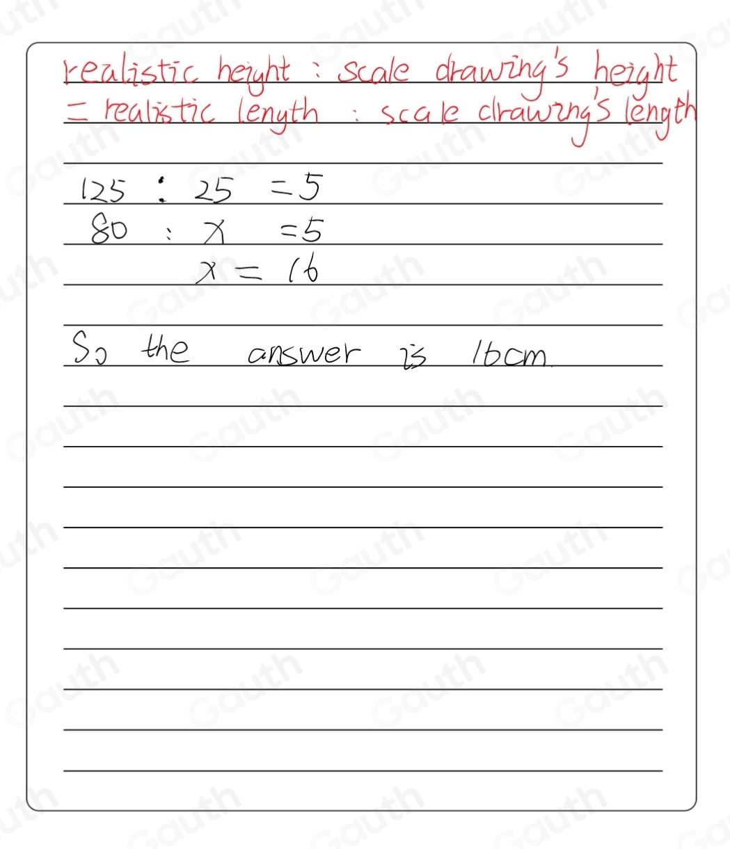 Solved: A building has a height of 125 meters and a length of 80 meters ...
