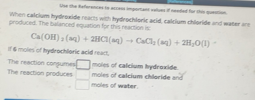 Solved: Use the References to access important values if needed for ...