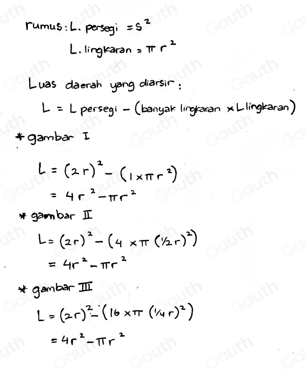Telah dijawab:NOMOR 3 Berikut ini diberikan gambar tiga persegi dengan ...