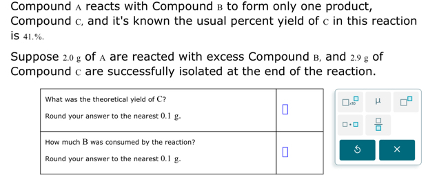 Solved: Compound A reacts with Compound в to form only one product ...