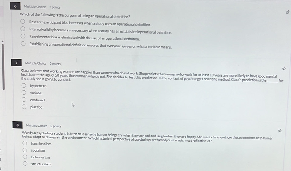 Solved: Which of the following is the purpose of using an operational ...