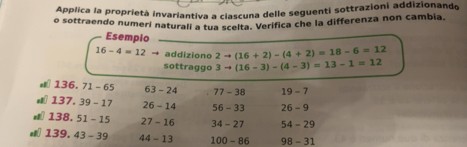 Risolto:Applica la proprietà invariantiva a ciascuna delle seguenti ...