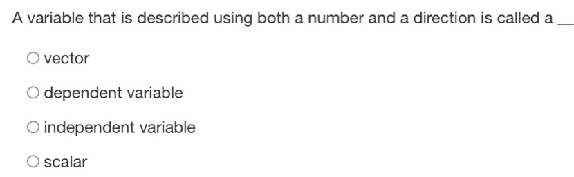 Solved: A variable that is described using both a number and a ...