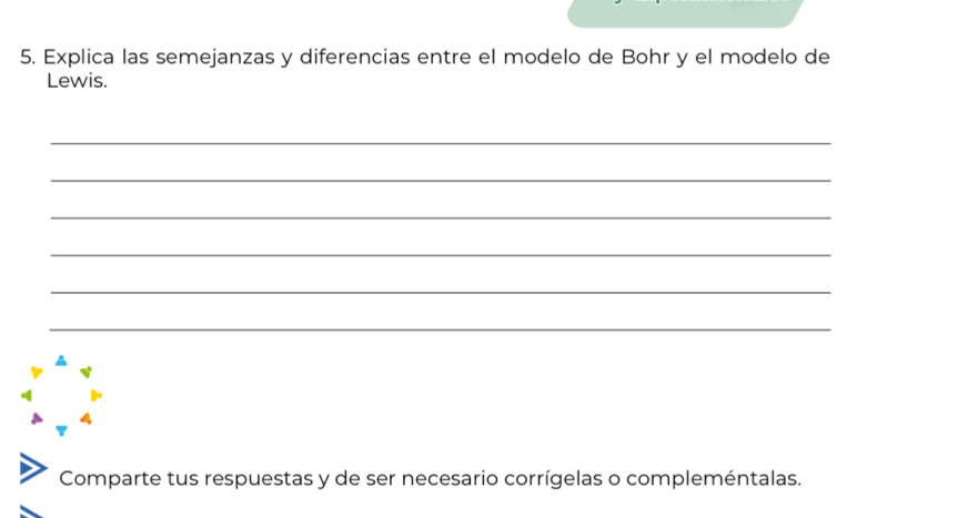 Resuelto:Explica las semejanzas y diferencias entre el modelo de Bohr y ...