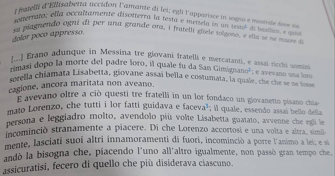 Risolto:fratelli d’Ellisabetta uccidon l’amante di lei; egli l ...