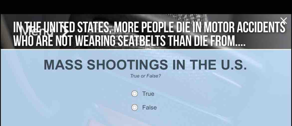 Solved: In THe United States, More People die in motor accidents WHO ...