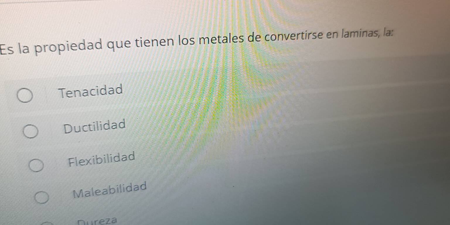 Resuelto:Es la propiedad que tienen los metales de convertírse en ...