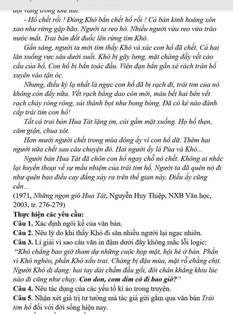 Giải quyết:dot vang trong kne nut. - Hổ chết rồi ! Đúng Khó bắn chết hổ ...