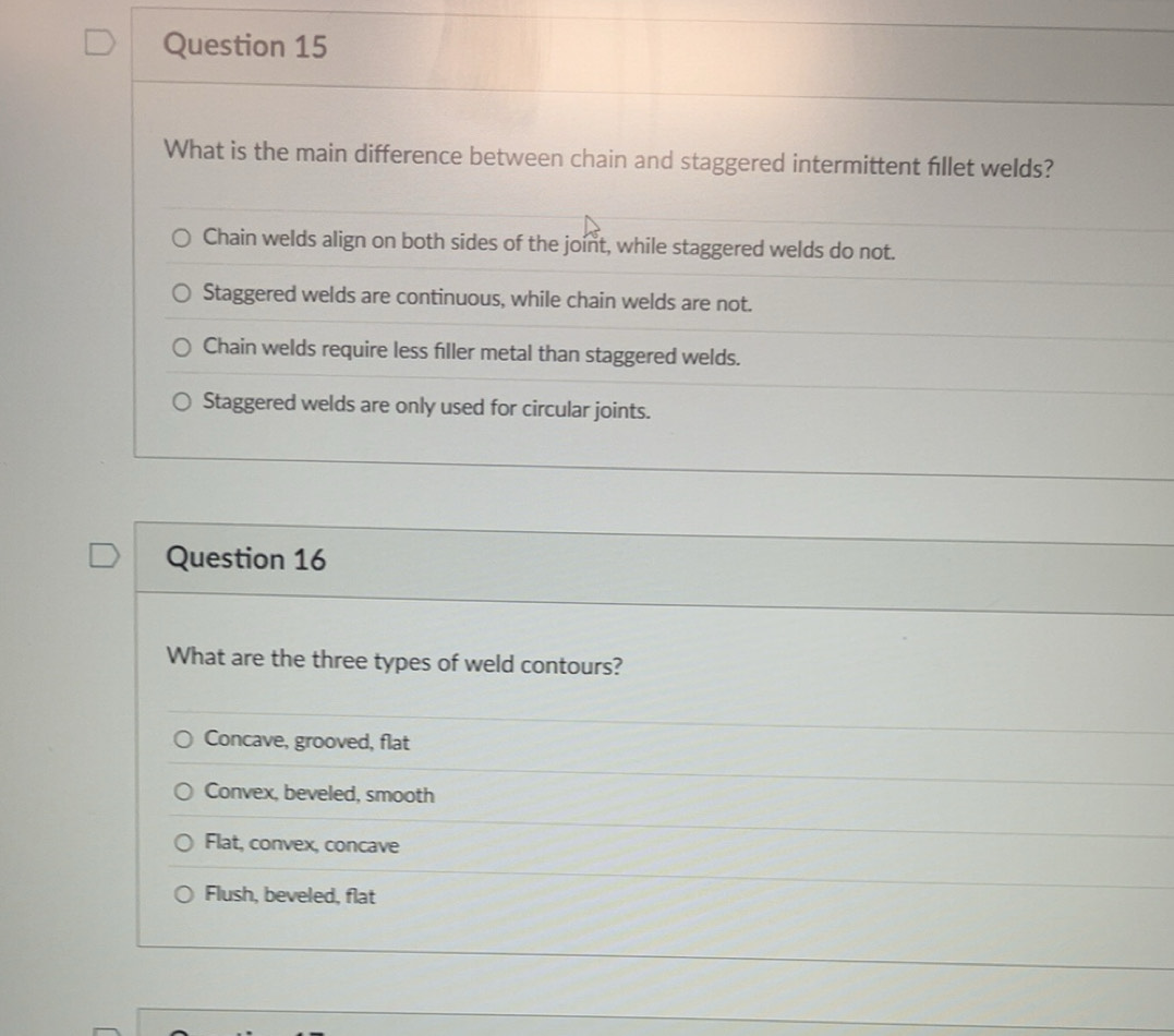 Solved: What is the main difference between chain and staggered ...